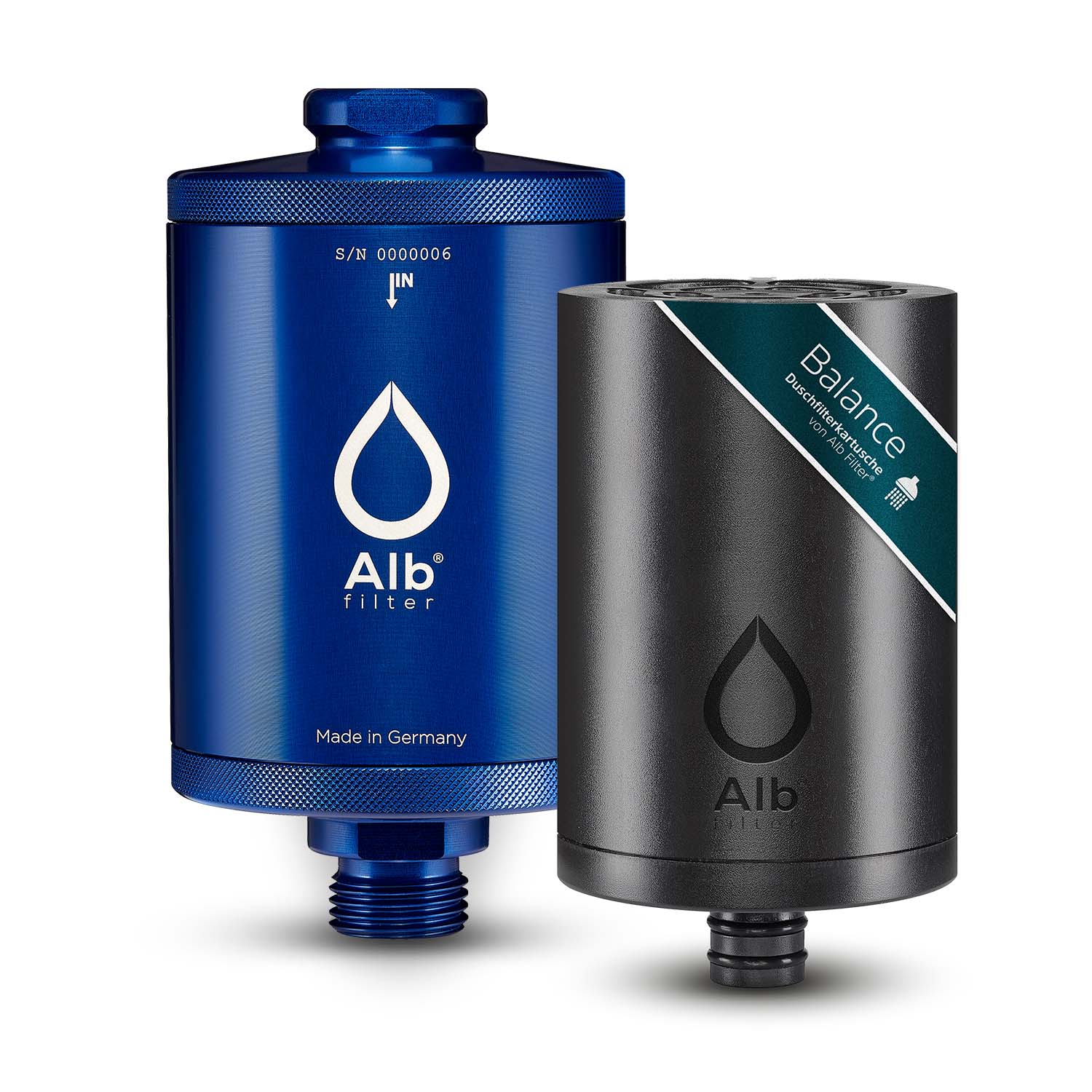 Alb® Shower Filter Balance Blue– Elevate Your Shower Experience with t